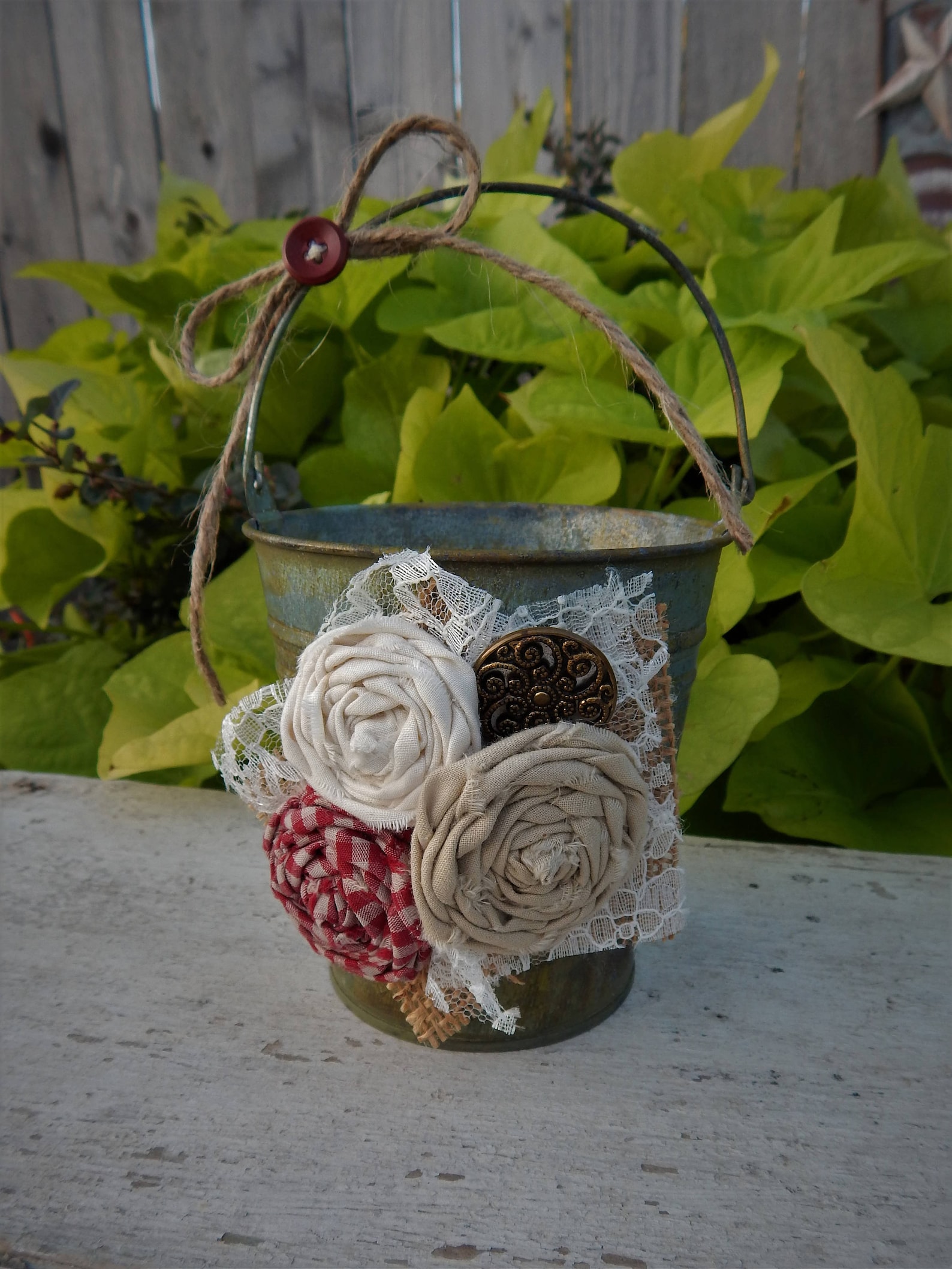 Rustic Flower Girl Bucket Rustic Wedding Flower Girl Barn - Etsy