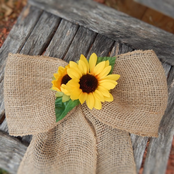 Sunflower Burlap - Etsy