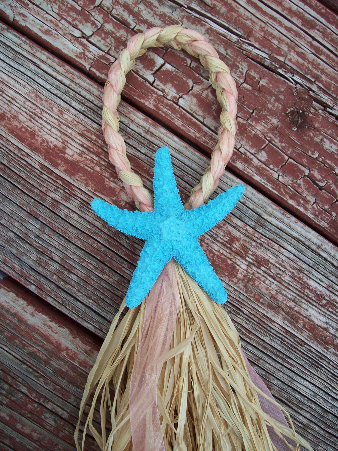 Painted Starfish, Chair Decoration, Beach Aisle Decor, Destination ...
