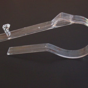 Pew Bow Clips, Pew Hangers, Pew Clips, Bow Hangers, Clear Plastic Pew ...