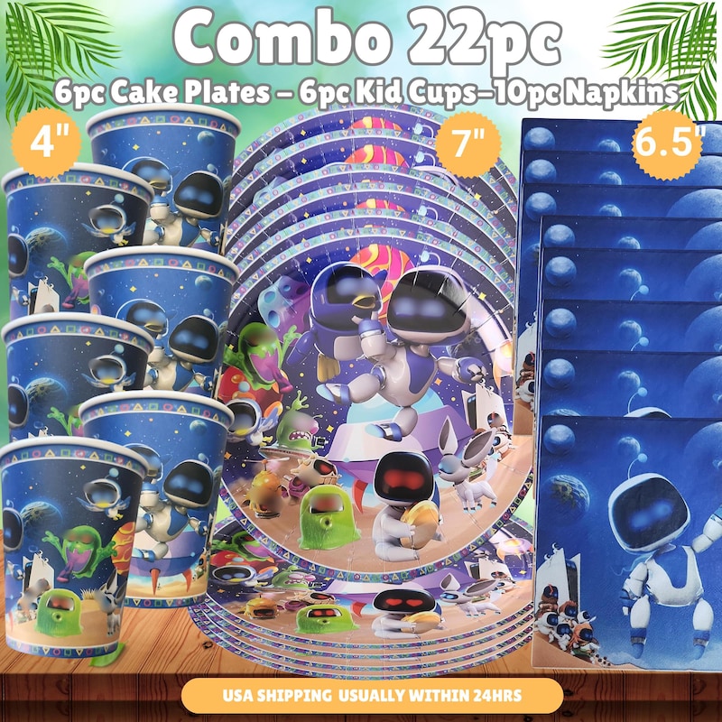 Astrobot Party Supplies - Etsy