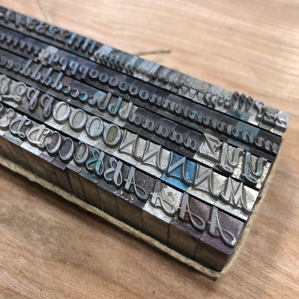Letterpress Type - Etsy
