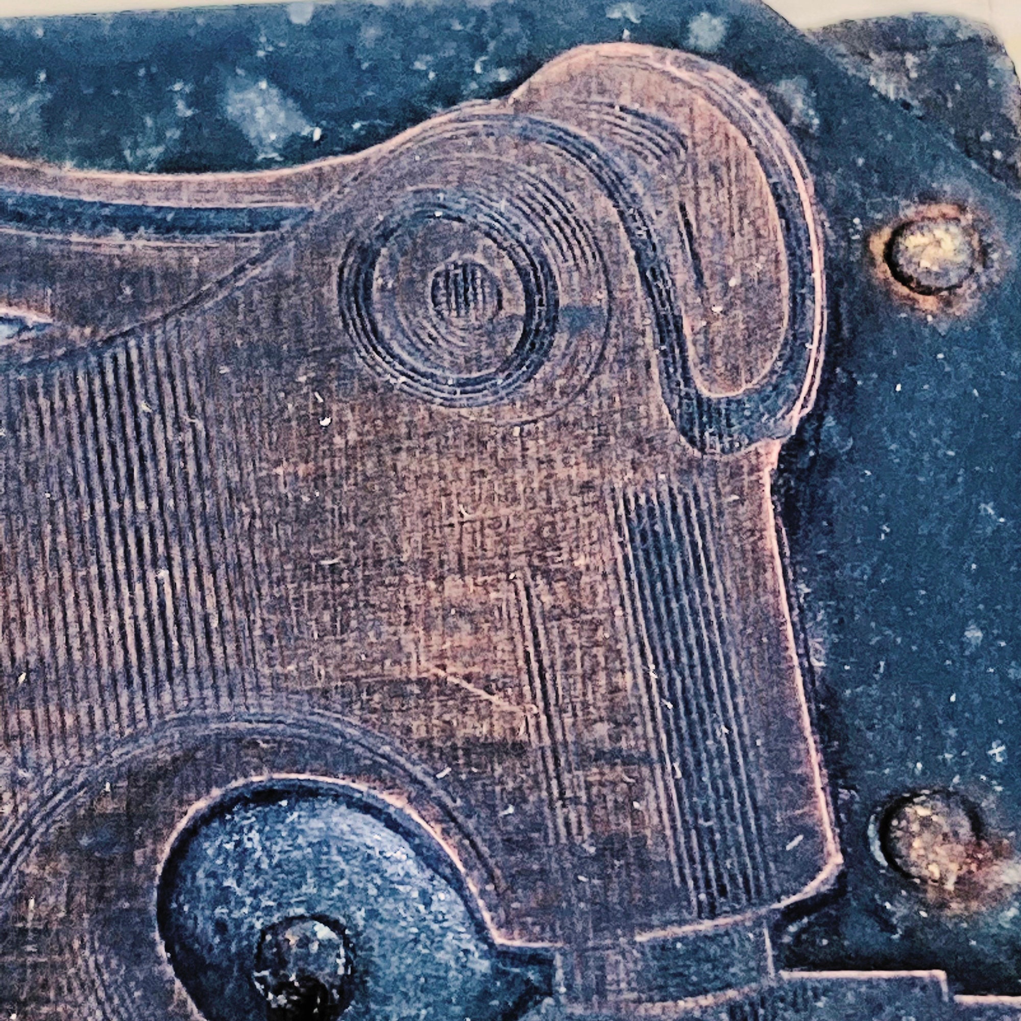 ANTIQUE EMBOSSER Printing Block Vintage Letterpress Plate - Etsy