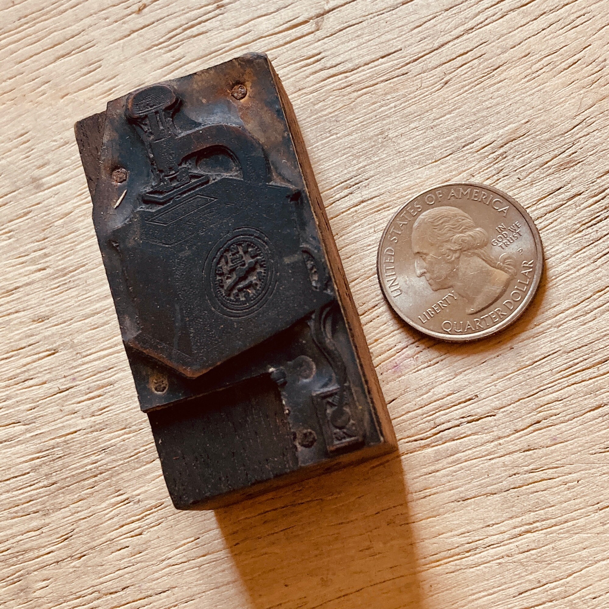 EMBOSSER Stitcher Binding Equipment Vintage Letterpress Printers Block ...