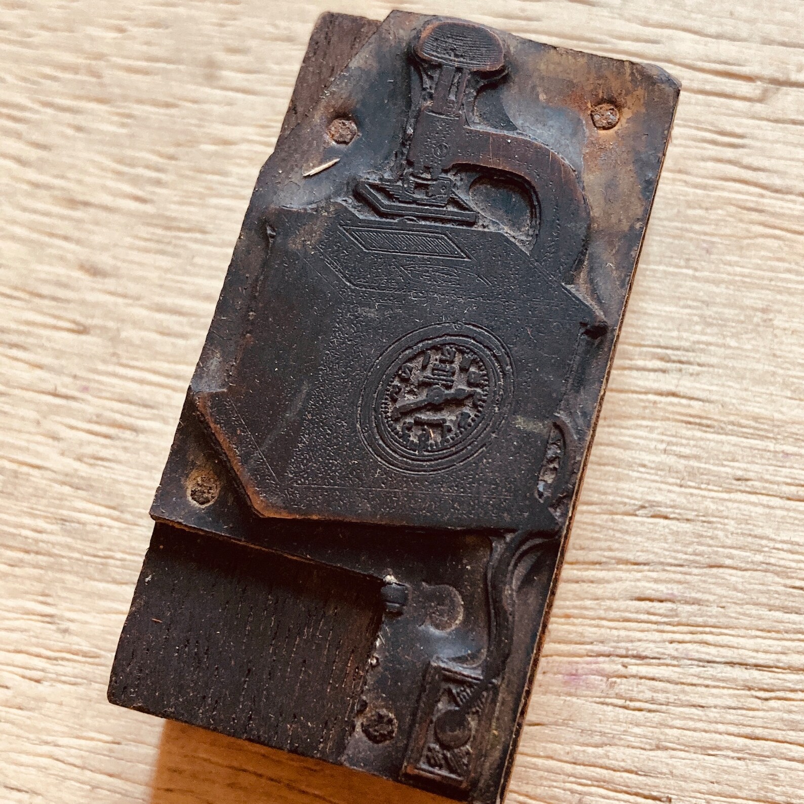 EMBOSSER Stitcher Binding Equipment Vintage Letterpress Printers Block ...