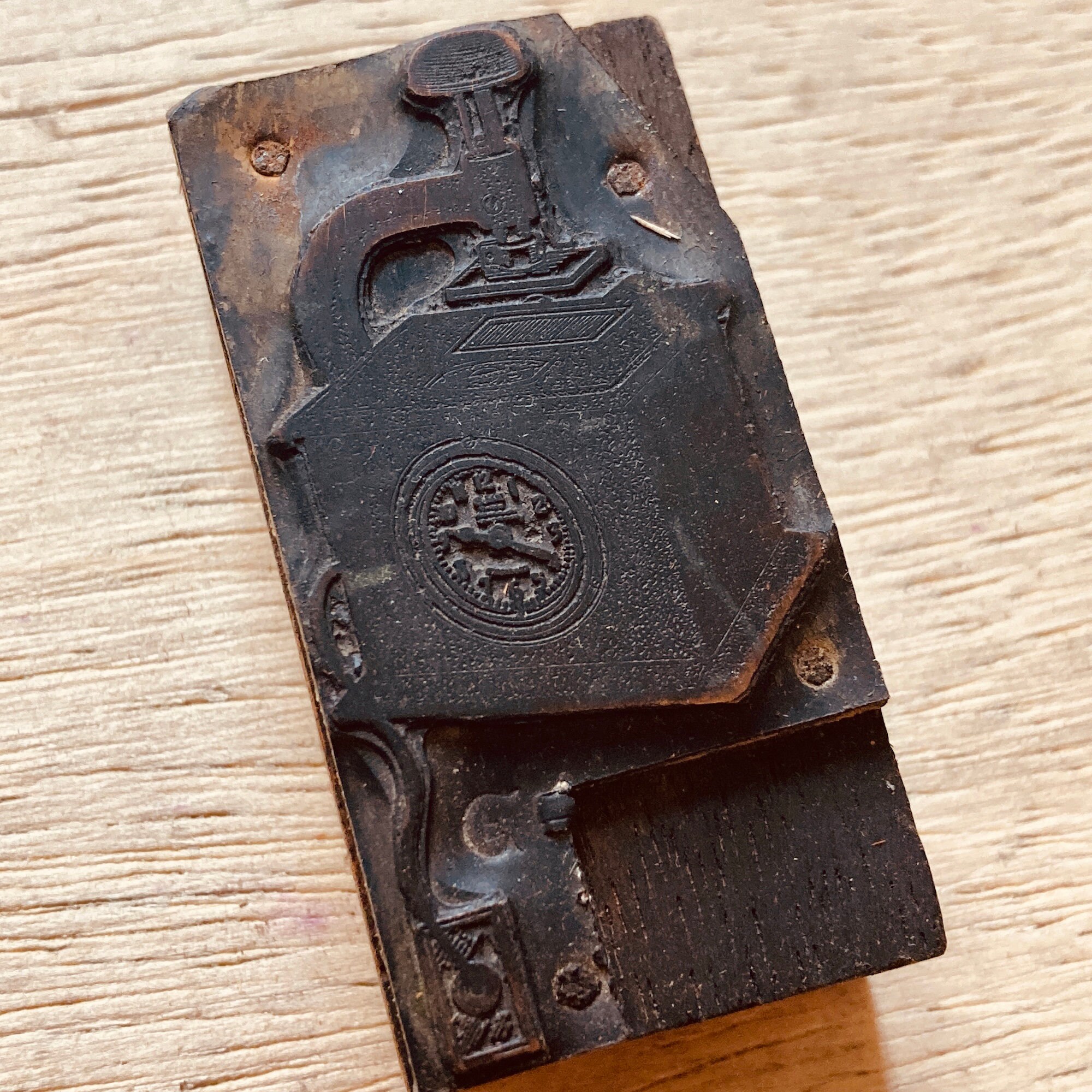 EMBOSSER Stitcher Binding Equipment Vintage Letterpress Printers Block ...