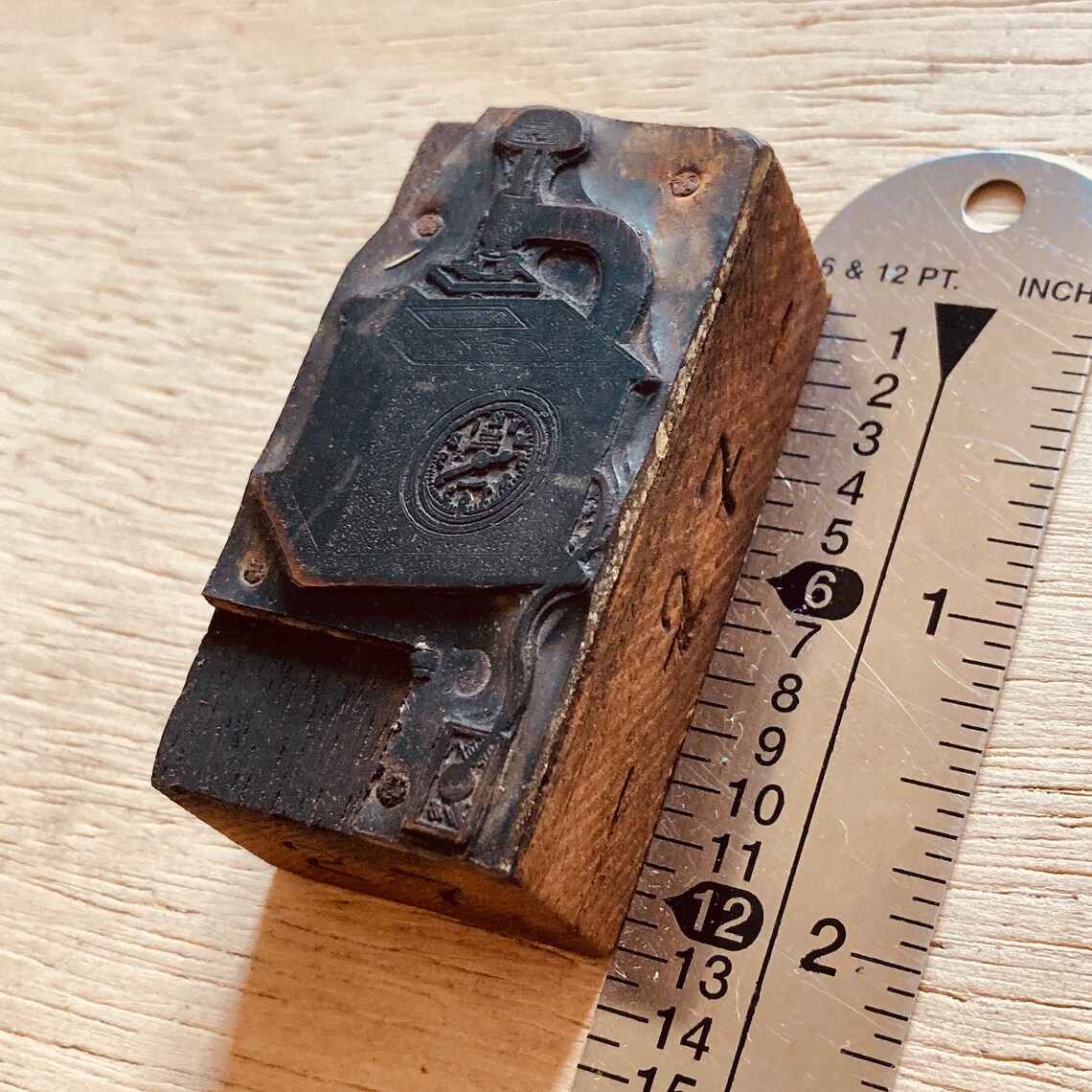 EMBOSSER Stitcher Binding Equipment Vintage Letterpress Printers Block ...