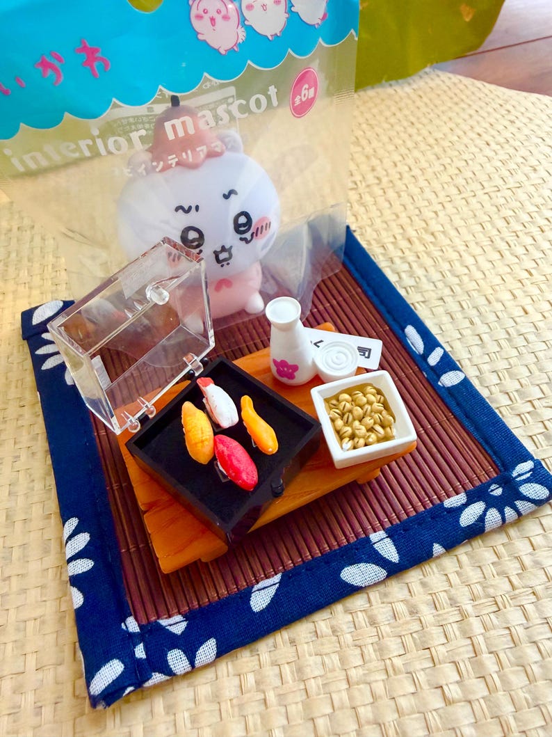 Chiikawa Dining Figure Set | Japanese Food Miniature Desk Decor | Cute ...