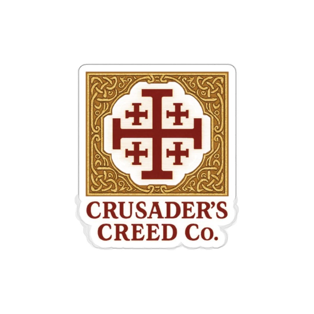Die-cut Stickers for Crusader Fans, Decorative Stickers, Laptop Decor ...