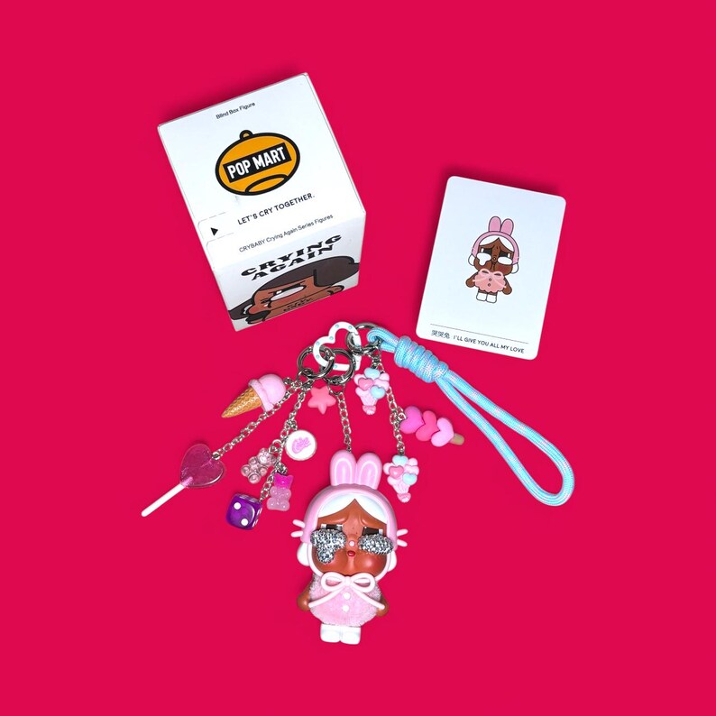 Bedazzled Authentic Crybaby Crying Again Custom Keychain - Etsy