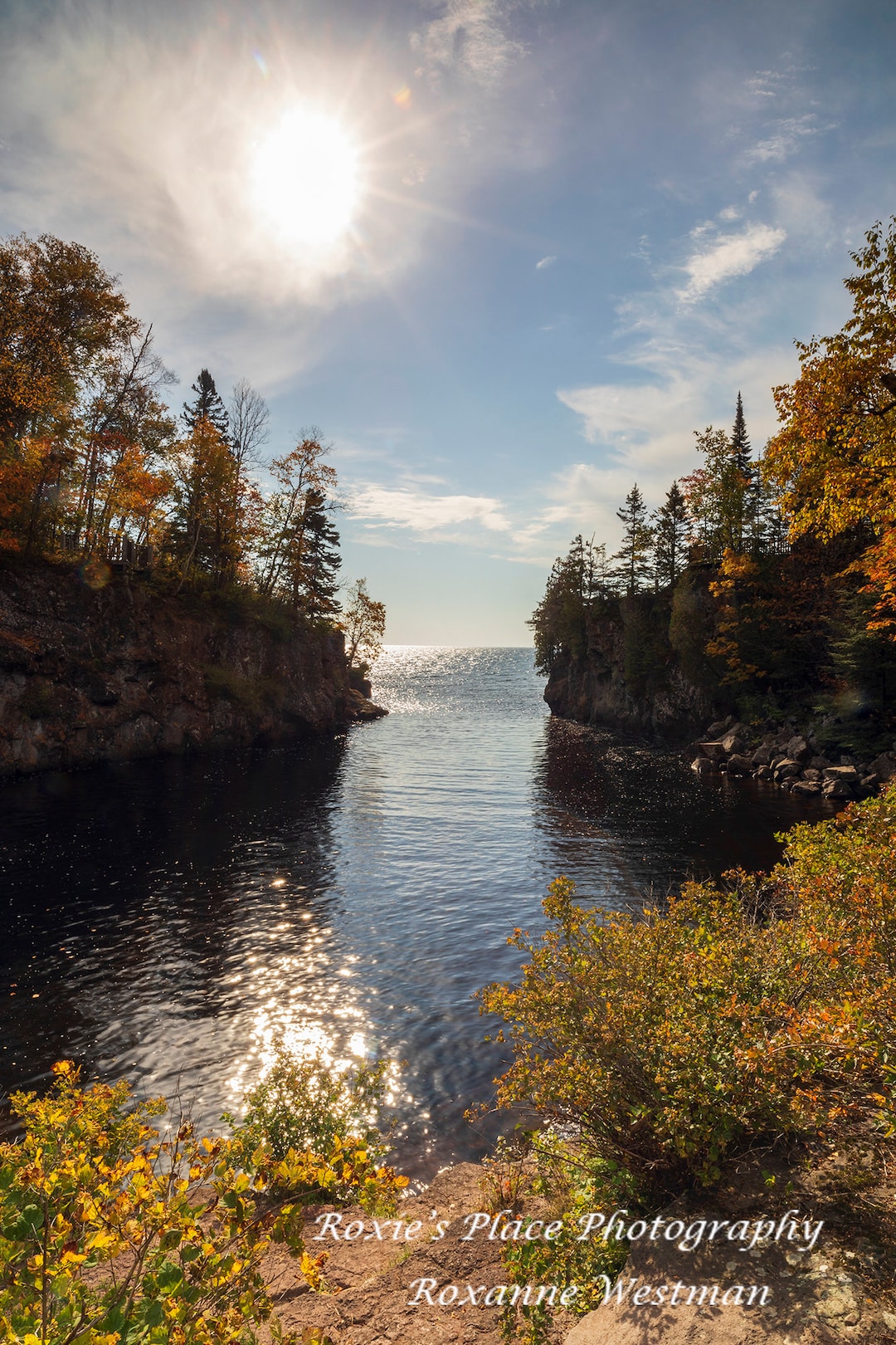 Minnesota Landscape Photography Print Temperance River Flowing to Lake ...