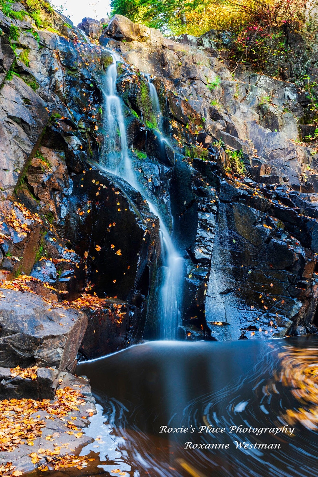 Waterfall on Minnesota Split Rock River Lake Superior North Shore - Etsy