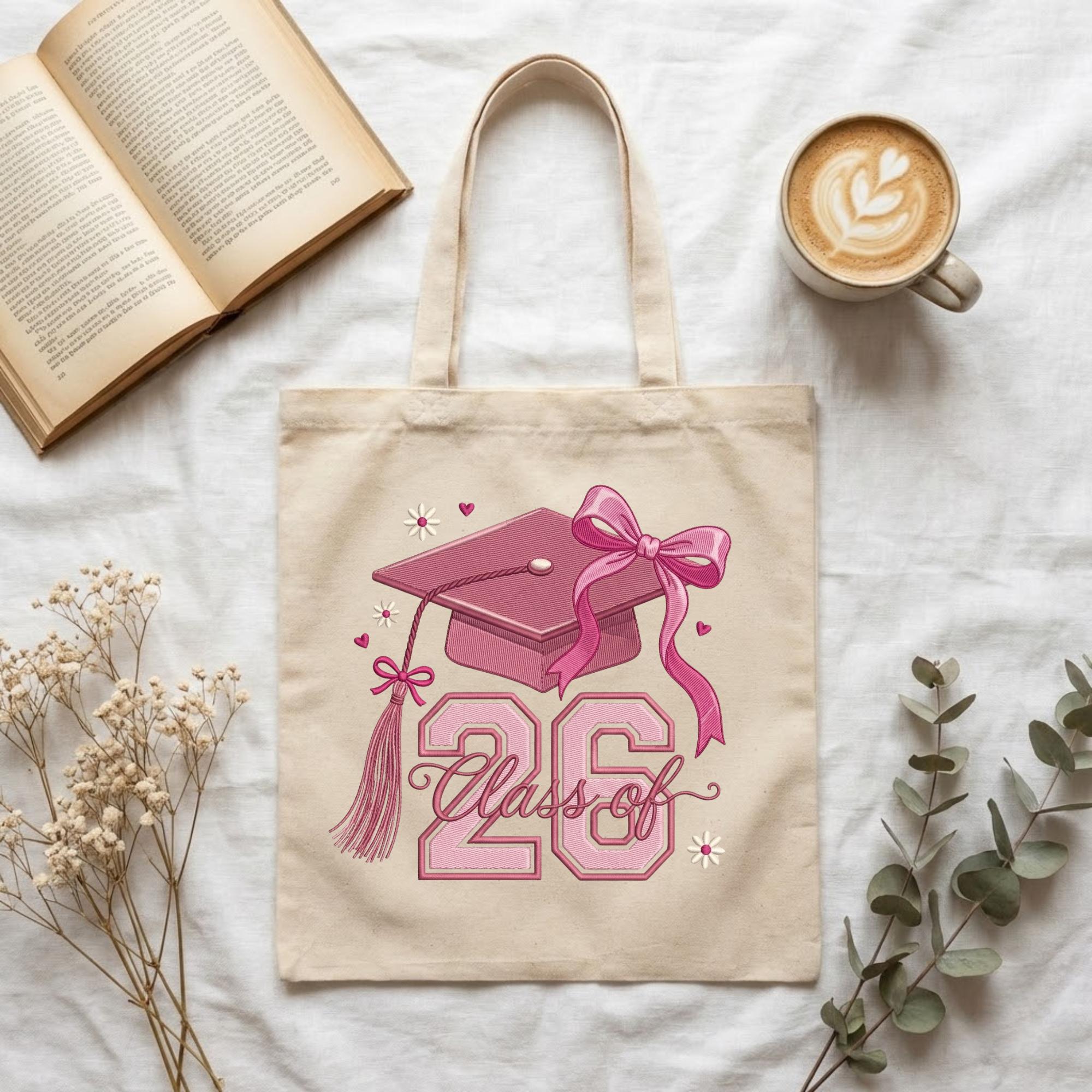 Graduation Year 2026 Embroidery Design, Class of 2026 Machine ...