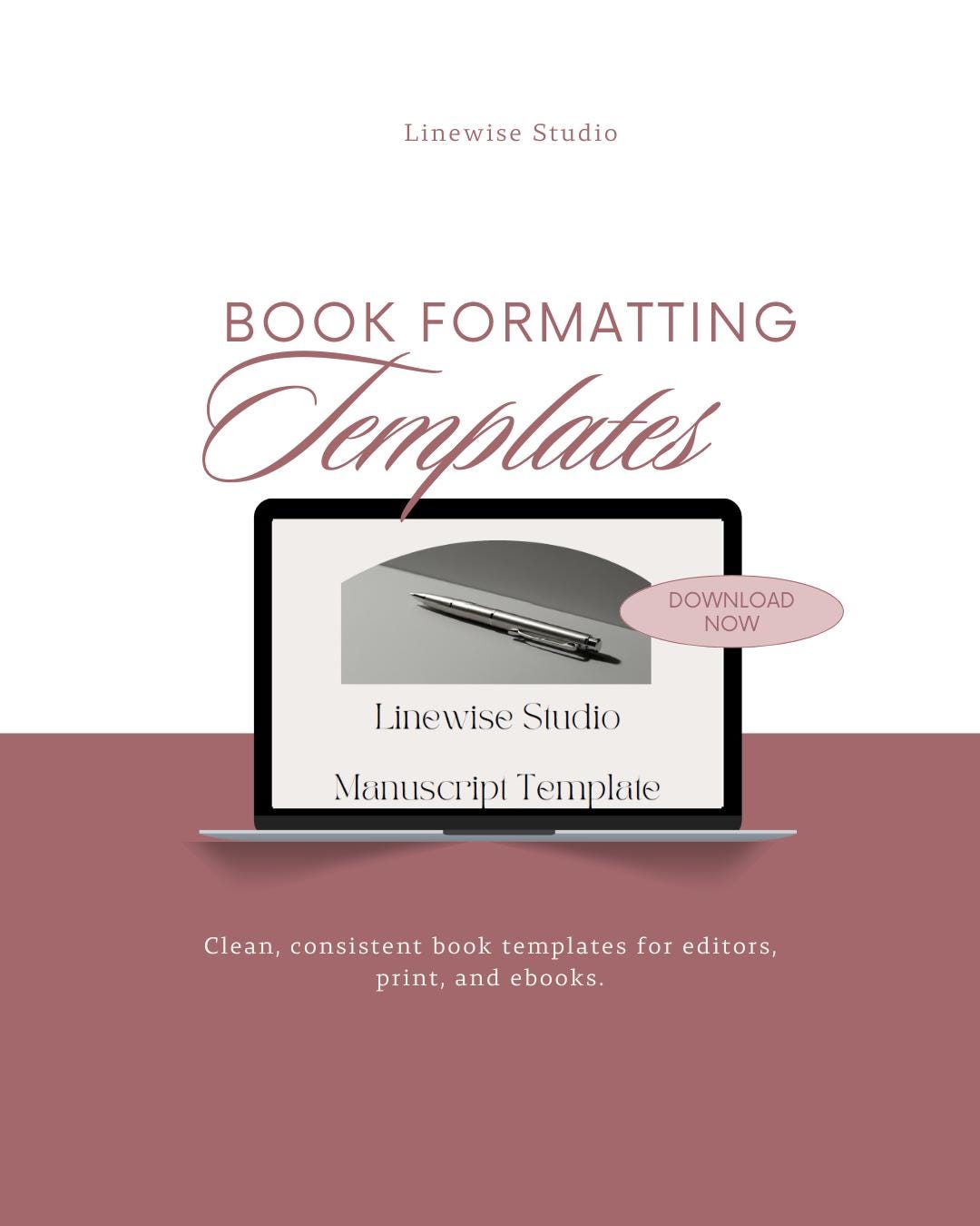 Book Formatting Templates for Microsoft Word | Manuscript Template ...