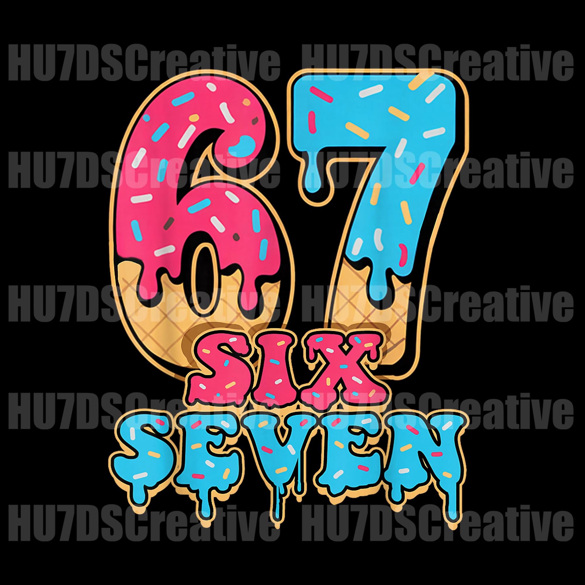 67th Birthday Donut Drip PNG, Gen Alpha Slang Meme Digital Download - Etsy