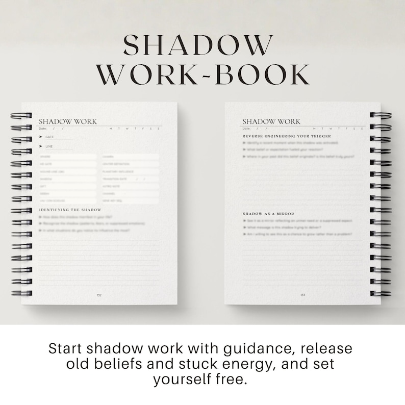 Personalized Self-discovery Journal: Shadow Work Journal Blueprint ...