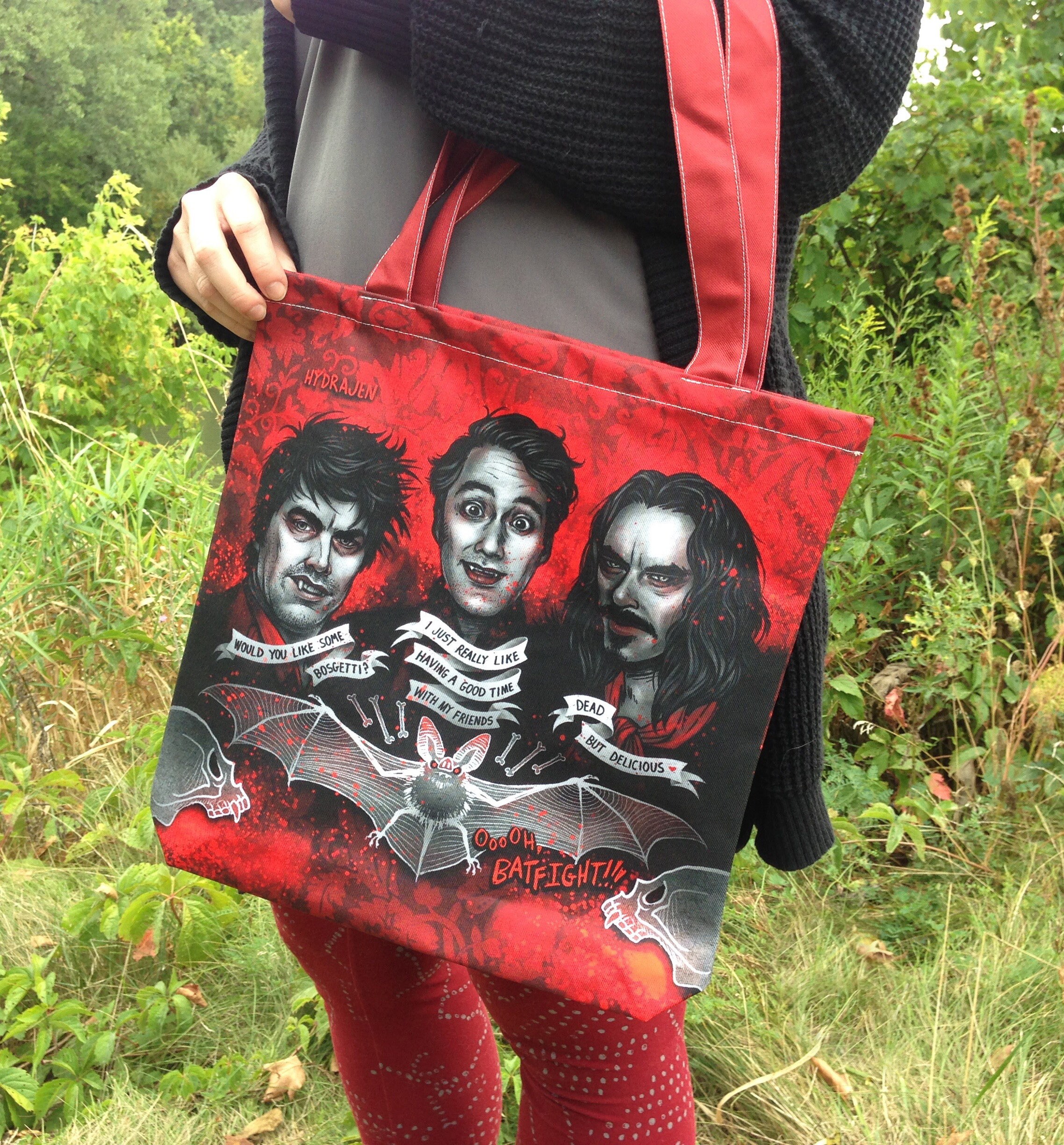 Vampire TOTE BAG What We Do in the Shadows Goth Bag | Etsy
