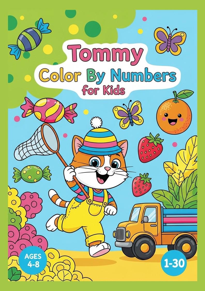 Count and Color Numbers for Kids - Etsy