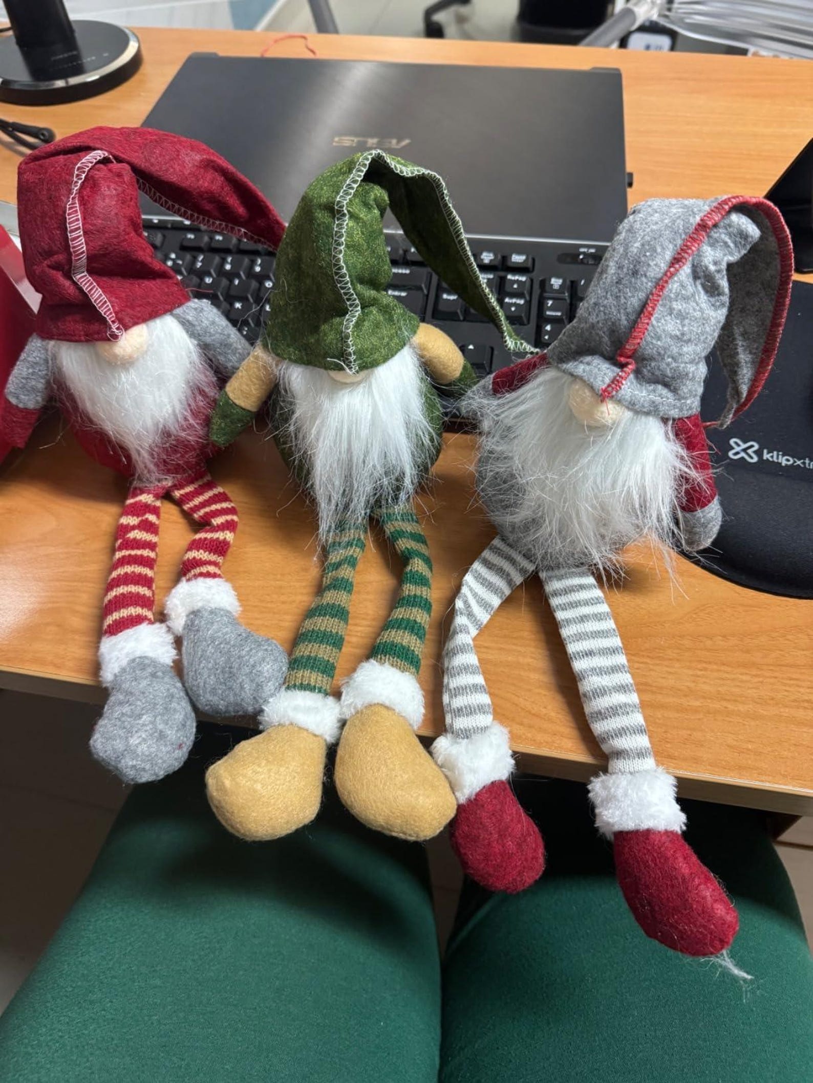 3pcs Long-leg Rudolph Christmas Dolls – Holiday Window Decor, Kids Gift ...
