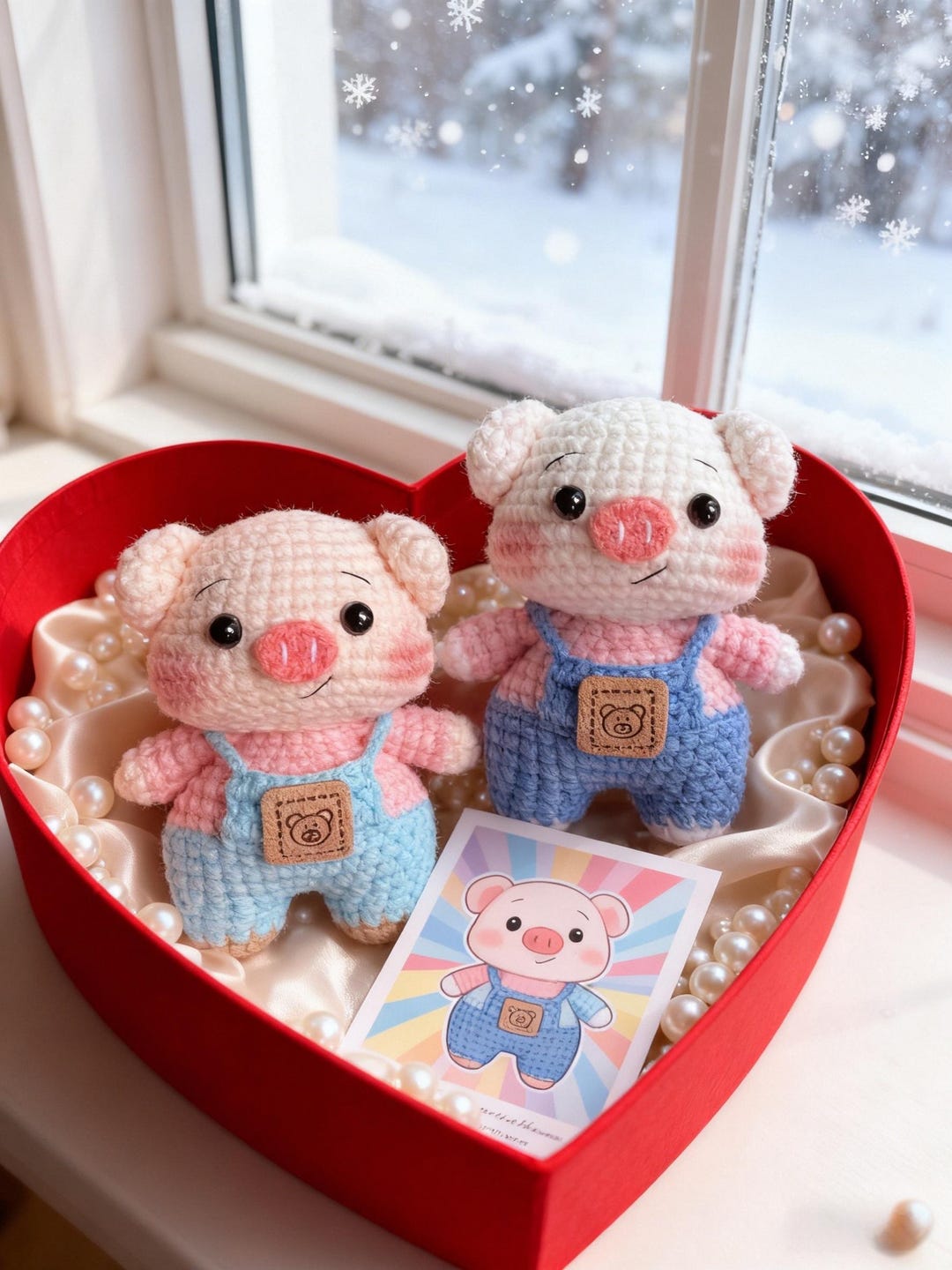 Crochet Pig Pattern PDF | Kawaii Baby Pig Amigurumi | DIY Handmade Gift ...