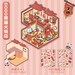 Christmas Miniature 3D Sticker Set: House Scene DIY Deco Set4 (14x15 - Etsy