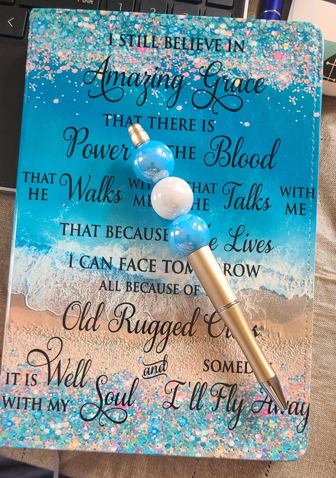 Amazing Grace Journal and Pen Set - Etsy