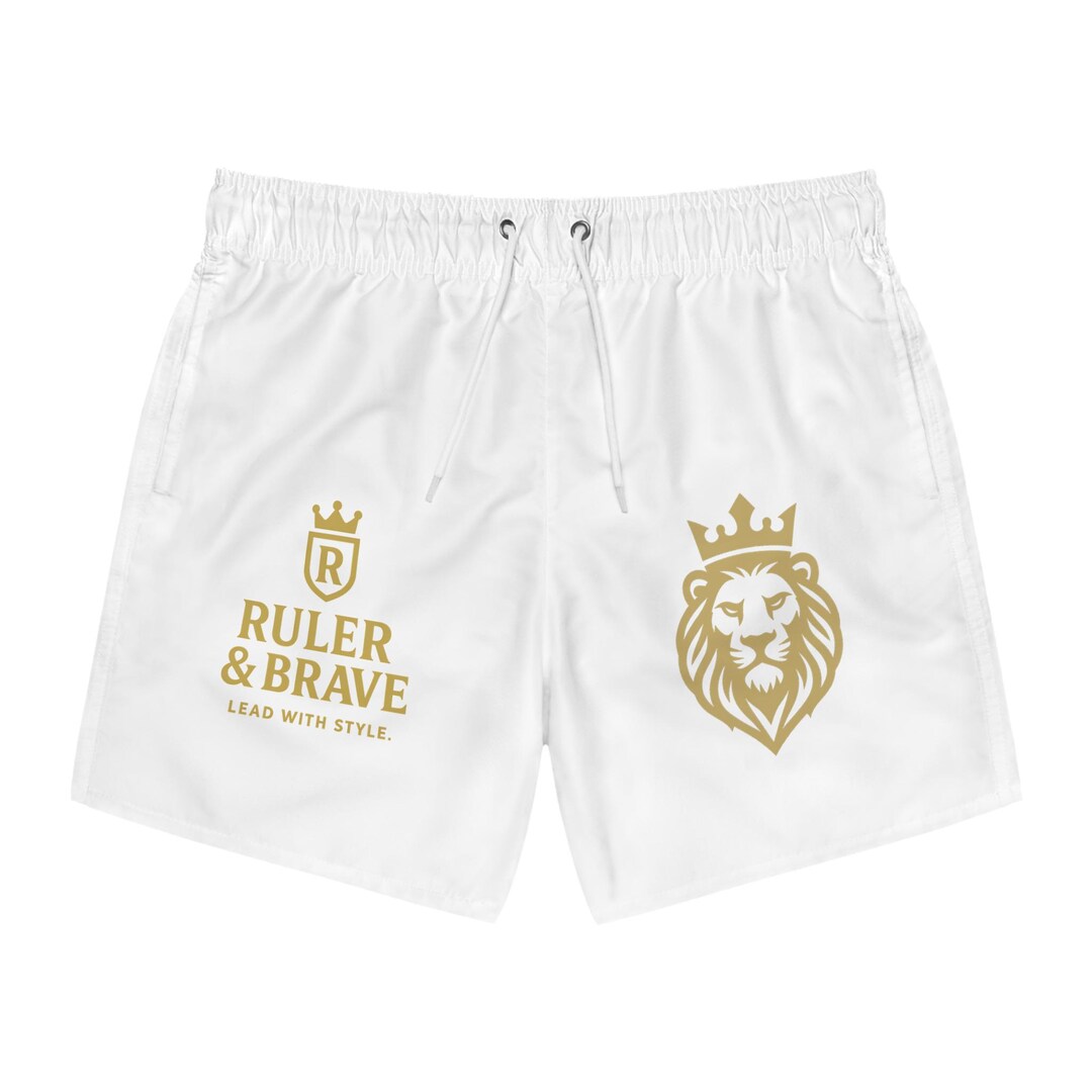 Lion King Swim Trunks, Ruler & Brave, Beach Party - Etsy
