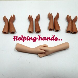 Doll Parts Helping Hands Doll Arms Doll Hands Bisque Doll | Etsy