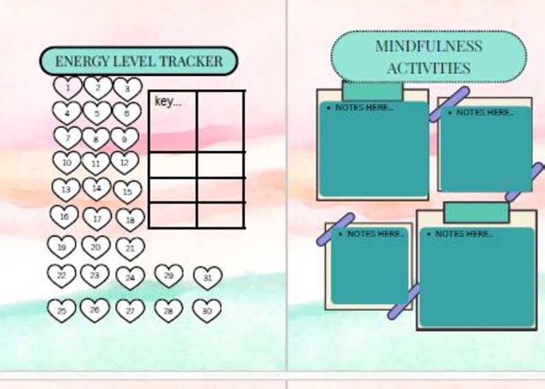 Self Wellness Planner, Gratitude & Mindfulness Journal, Habit Mood ...