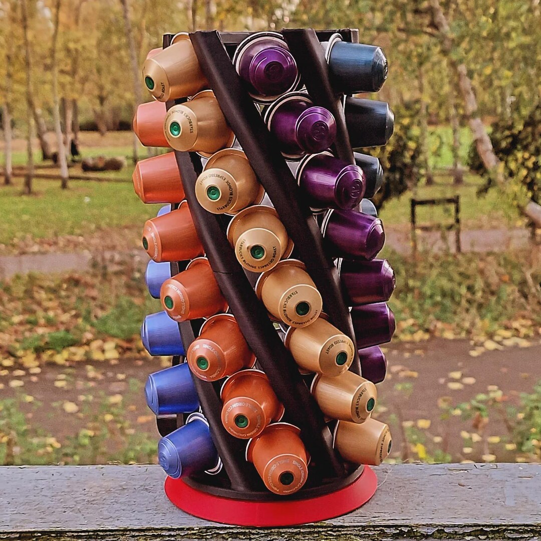 Nespresso Pod Holder Coffee Capsule Organizer Space-saving Storage Rack ...