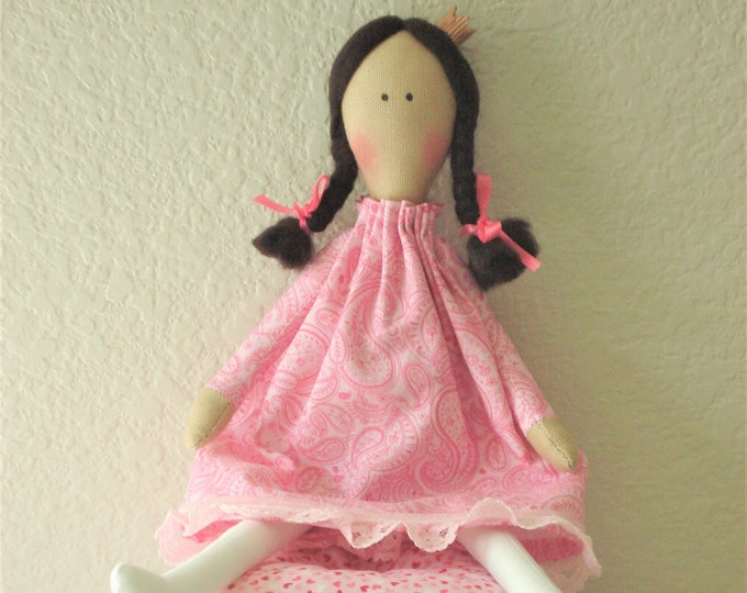 The Princess & the Pea Doll Fabric Doll Cloth Doll Fairy Tale Doll ...