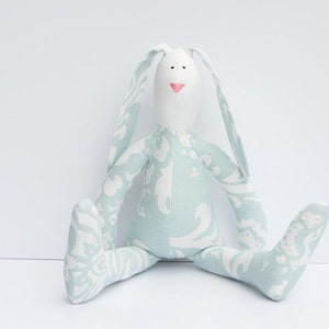 Bunny Rabbit Toy Pastel Mint Color Hare Toy Stuffed Bunny Ester Bunny ...