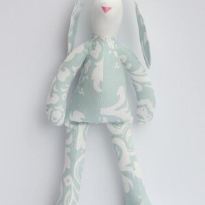 Bunny Rabbit Toy Pastel Mint Color Hare Toy Stuffed Bunny Ester Bunny ...