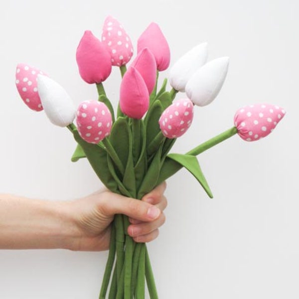 Fabric Flower Bouquet - Etsy