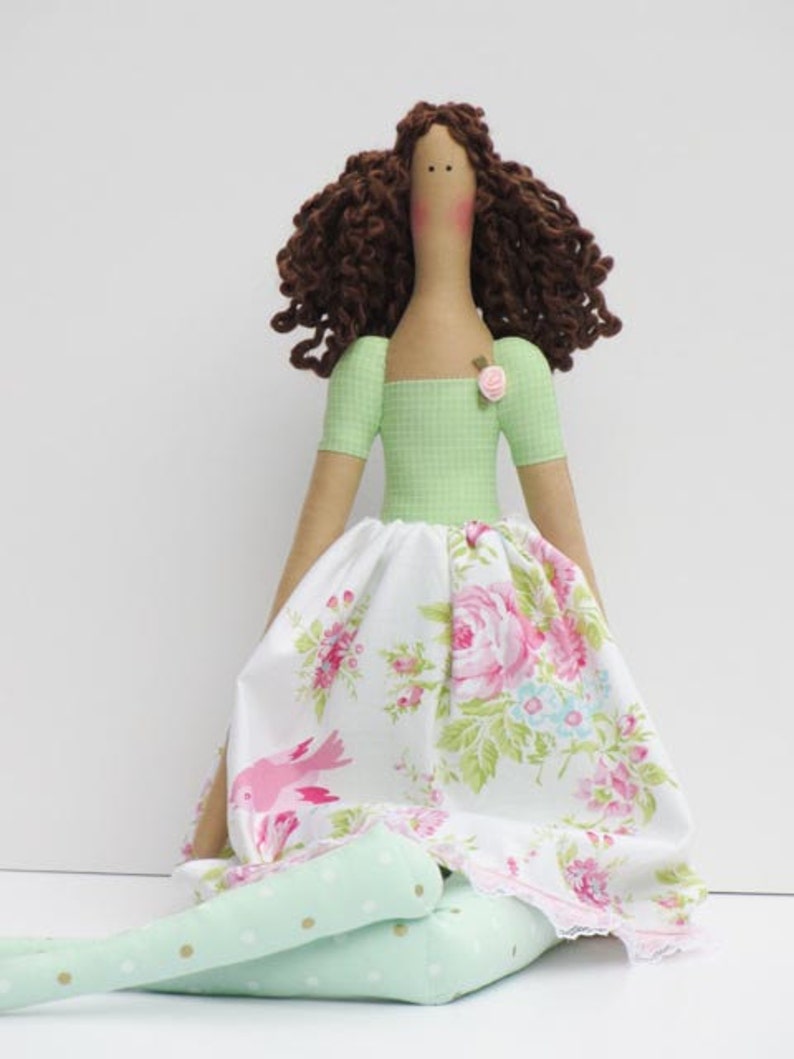 Cloth Doll Tilda Doll Fabric Doll Handmade Rag Doll Rose Pink | Etsy