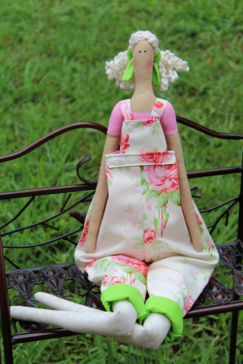 Tilda Doll Handmade Rag Doll Cloth Doll in Pastel Cream White - Etsy