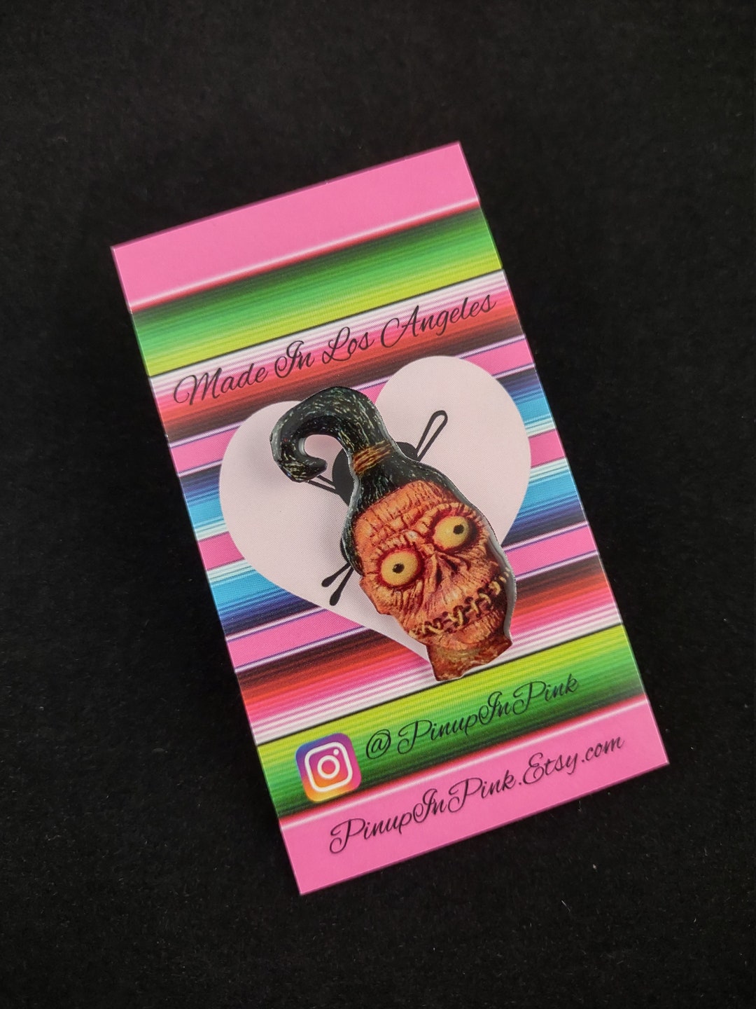 Shrunken Head Pin - Etsy