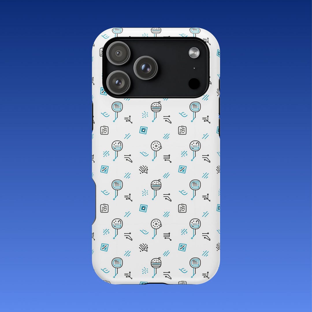 Minimal Tech Icon Pattern Case | Magnetic Impact-resistant Phone Case ...