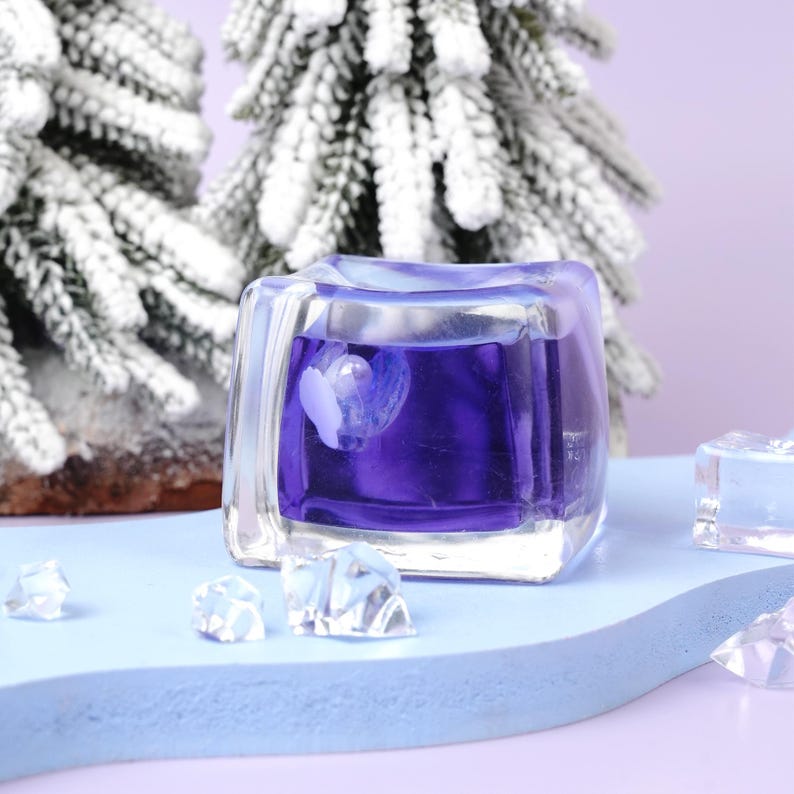 Handmade Glitter Liquid Sand Squishy Ice Cube, Sensory Fidget Toy ...