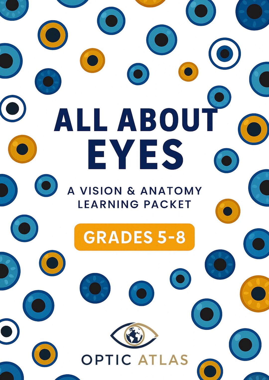 All About Eyes Packet, Grades 5-8 - Etsy