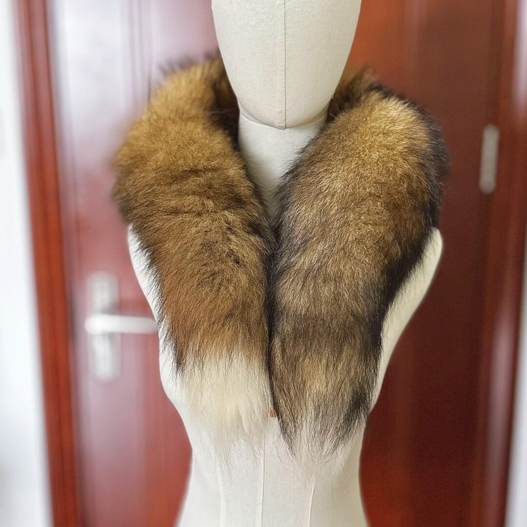 Natural Fox Fur Scarf Fur Scarves Women Winter Fur Neck Warmer Scarf ...