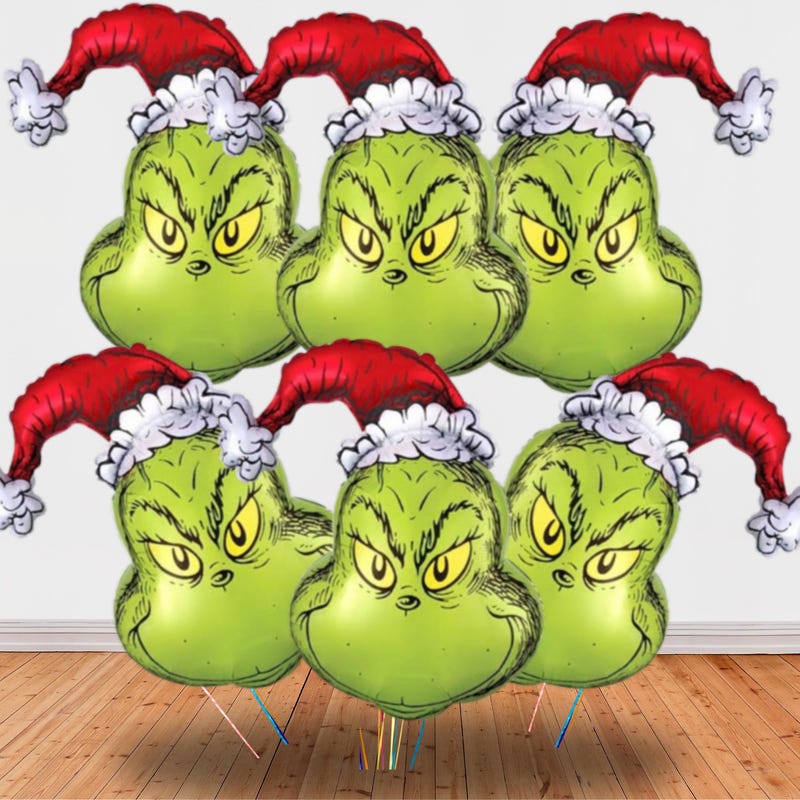 Grinch Balloon Decor - Etsy