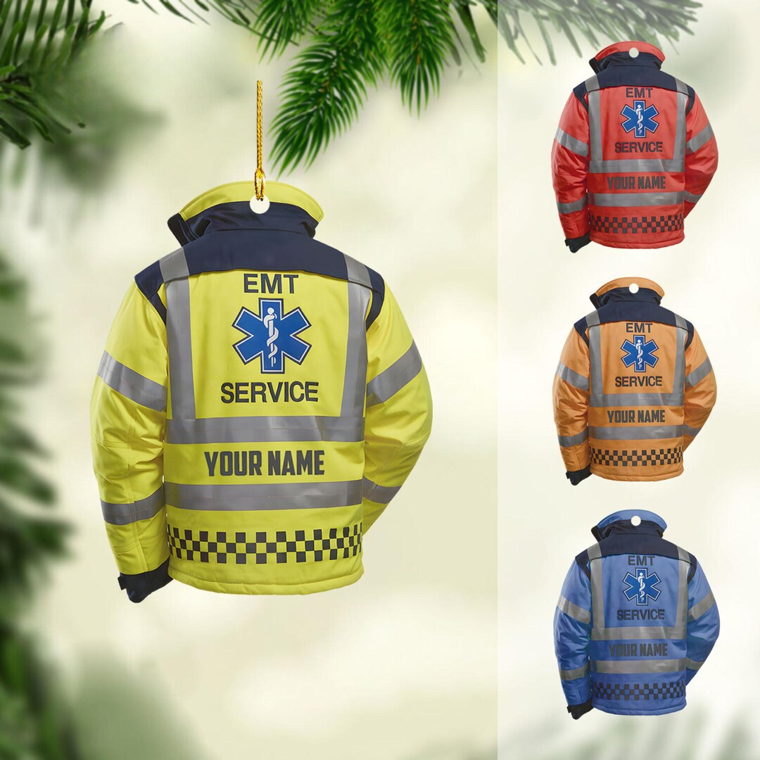 Personalized EMS Paramedic Christmas Ornament Custom EMS Uniforms ...