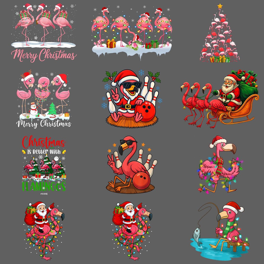 Christmas Flamingo PNG, Funny Holiday Bird Quote Clipart, Sarcastic ...