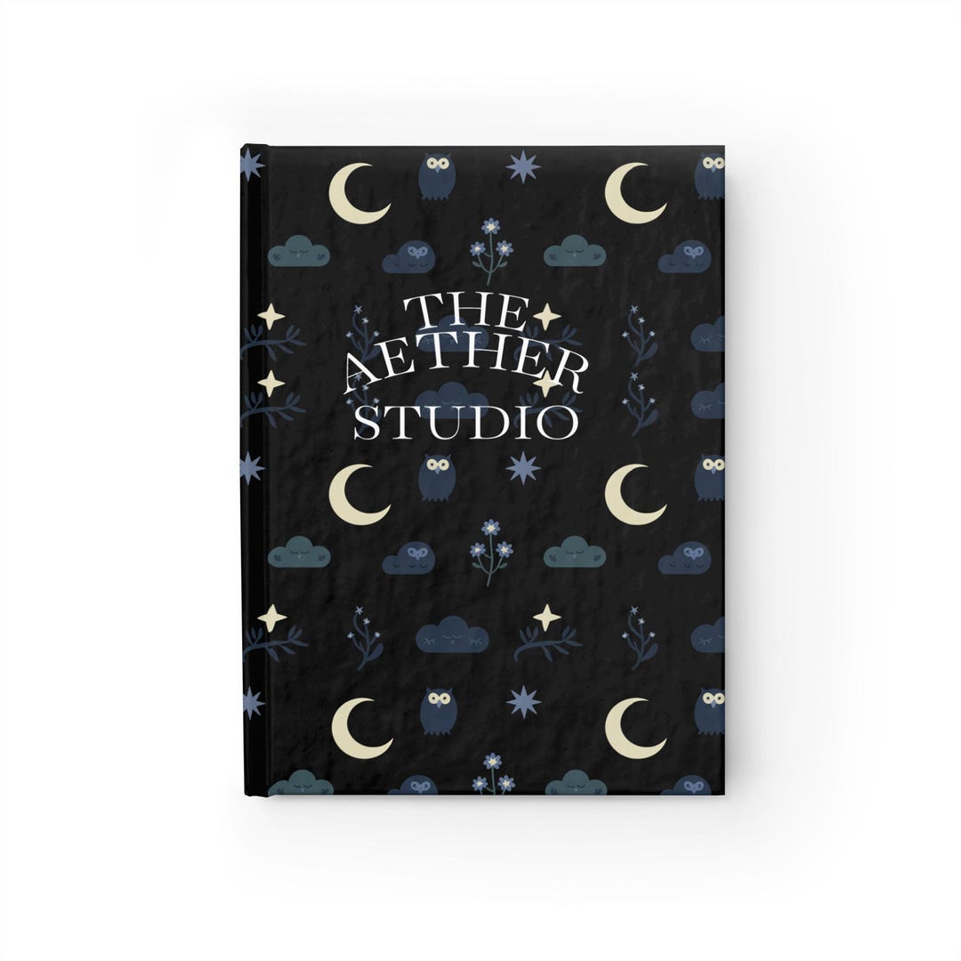 Mystical Night Sky Journal - Blank, Celestial Owl Notebook, Dream ...