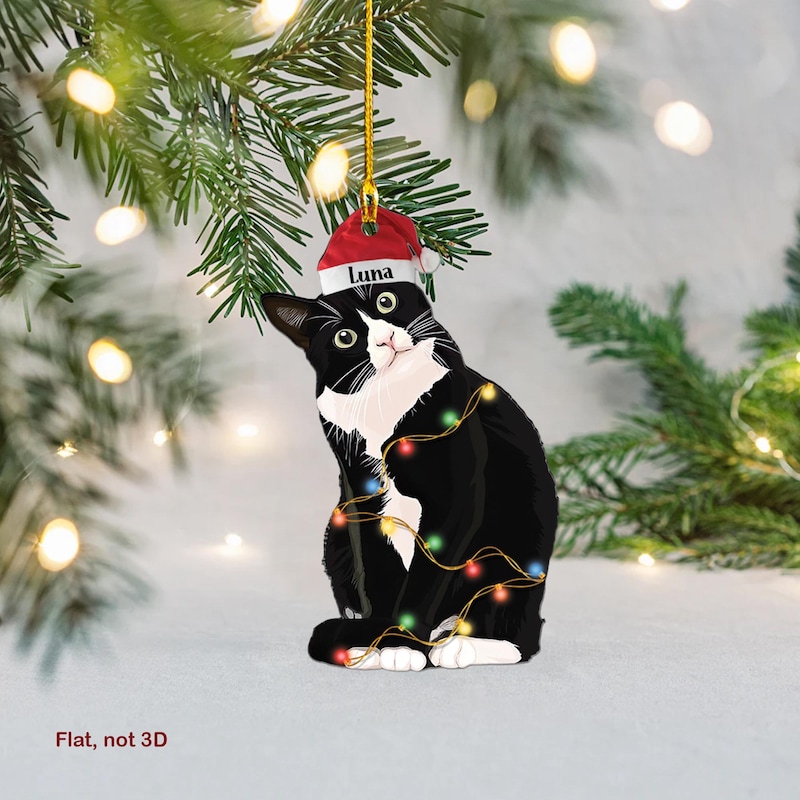 Tuxedo Cats Figurine - Etsy
