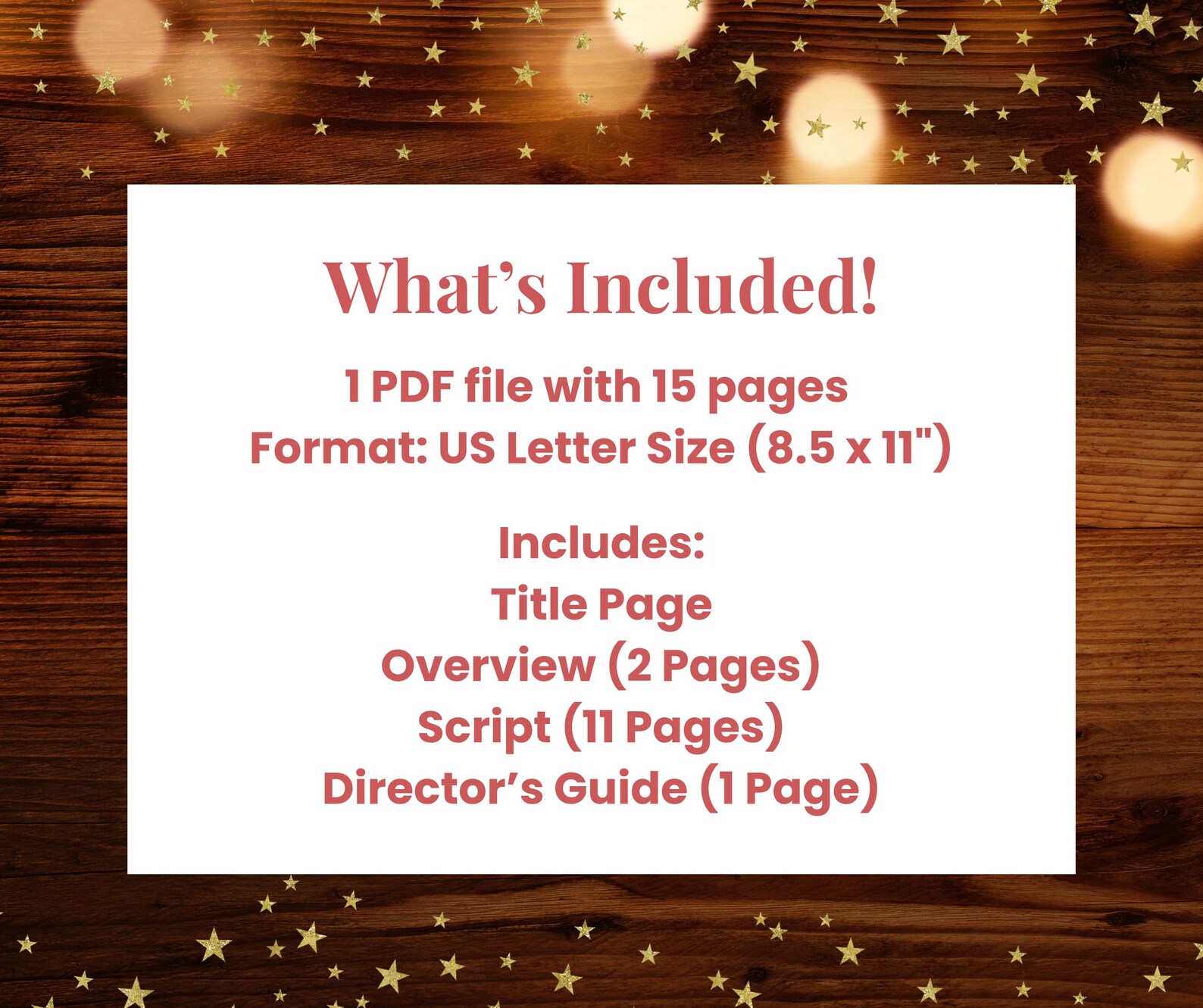 The Nativity Play Script for Youths, Church Christmas Program ...