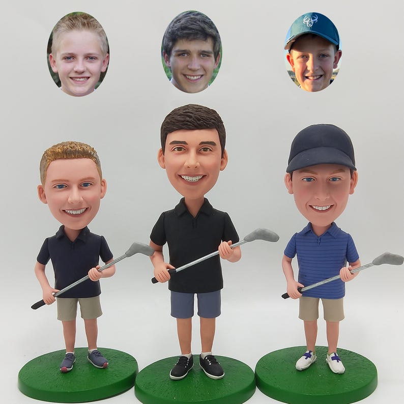 Custom Golf Bobblehead – Personalized Golfer Gift for Dad, Christmas ...