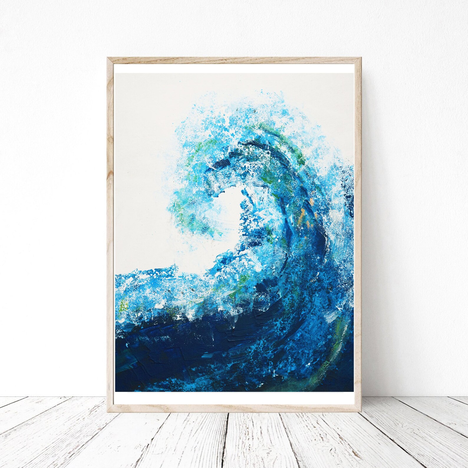 Surfing Wave Ocean Abstract Art Surf Art Ocean Art Original | Etsy