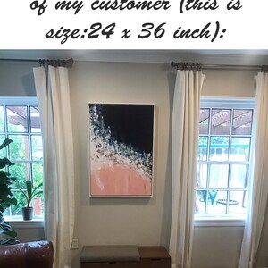 Blush Pink and Navy, Indigo Pink Nautical Ocean Art, Navy Blue Wall Art ...